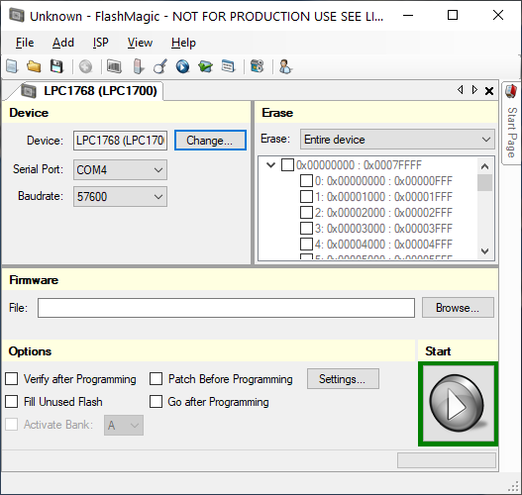 NXP Flash Tools — CANopen Store